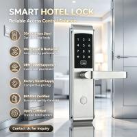 China Factory Direct Supply High Quality Waterproof SUS304 Stainless Steel Smart Hotel Lock with Card Key and Password for sale