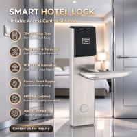 China Factory Direct Supply Competitive Pricing Waterproof SUS304 Stainless Steel Smart Hotel Lock with Card and Key for sale