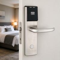 China 2026 EN14846 Certified High Quality Waterproof SUS304 Stainless Steel Smart Hotel Lock with Card and Key for sale