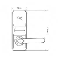 China ELA  H02  Factory Price Smart Hotel Lock   Hot-Selling, Made of Aluminum Alloy for sale