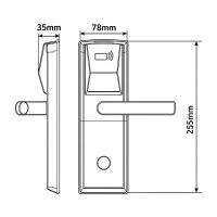 China ELA 5013 TRUSTED HOTEL SECURITY Elevate Every Guest's Stay RFID Hotel Door Lock for sale