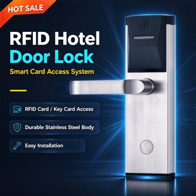 China ELA 5013 HOT SALE Smart Card Access System RFID Hotel Door Lock Durable Stainless Steel Body for sale