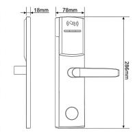 China ENI4846 Certified Waterproof and Rustproof SUS304 Stainless Steel Smart Hotel Lock with Color Customization for sale