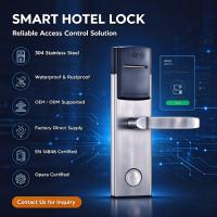 China Factory Direct Supply Waterproof and Rustproof SUS304 Stainless Steel Smart Hotel Lock with OEM ODM Support for sale