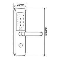 China ELA EM05 Classic Best Seller Smart Digital Door Lock Password Access Contactless Unlock Easy Install for sale