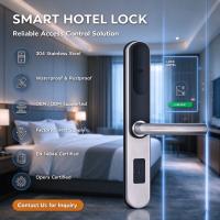 China SUS304 Stainless Steel with 2mm Thickness Waterproof and Rustproof Smart Hotel Lock with OEM and ODM Support for sale