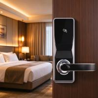 China Hot Sale High Quality Zinc Alloy Material Waterproof and Rustproof Smart Hotel Lock with OEM and ODM Service for sale