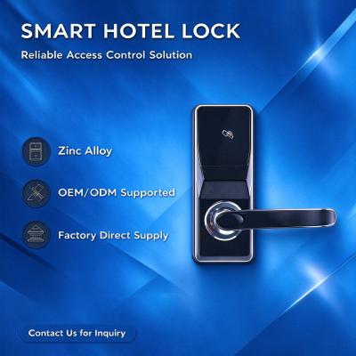 China High Quality Waterproof and Rustproof Zinc Alloy Material with 2 Years Warranty Smart Hotel Lock Opera Certified for sale