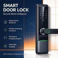 China Reliable Manufacturer High Quality Aluminum Alloy Entry Door Lock Fingerprint Password Tuya App Home Security Smart Lock for Wooden Door 596 for sale