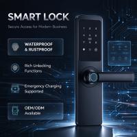 China Best Selling Factory Direct Supply New Design Aluminum Alloy Home Security Access Lock Fingerprint Password Tuya App Keyless Entry Lock for Front Entry 561 for sale