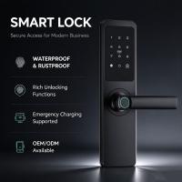 China Reliable New Design Manufacturer High Quality Aluminum Alloy Front Home Security Lock Fingerprint Password Tuya App Keyless Access Lock for Apartment Entry 561 for sale