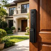 China Reliable Manufacturer CNC Aluminum Alloy Material 3D Face Unlock Smart Digital Lock for Home Use for sale