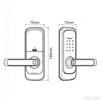 China ELA Best Price Electronic Keyless Smart Door Lock for Apartment Home Office for sale
