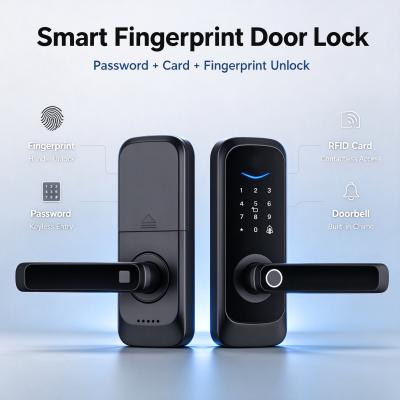 China ELA Best Price Electronic Keyless Smart Door Lock for Apartment Home Office for sale