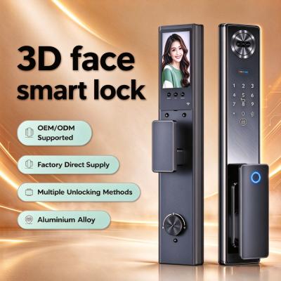 China Full-automatic Aluminum Alloy Material with Multiple Unlocking Methods Smart Digital Lock for Home Security for sale