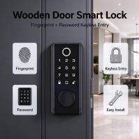 China ELA Hot Sale Password Fingerprint Keyless Door Lock for Wooden Door Home for sale