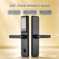 China Factory Direct Multi-functional Aluminum Alloy Material 3D Face Unlock Smart Digital Lock for Home Use for sale