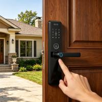 China Factory Direct Multi-functional Aluminum Alloy Material 3D Face Unlock Smart Digital Lock for Home Use for sale