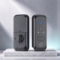China ELA Best Price Electronic Wooden Door Smart Lock Fingerprint Password for Home for sale