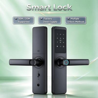 China Factory Direct Multi-functional Aluminum Alloy Material Smart Digital Lock with 2 Years Warranty for Small Wooden Door for sale