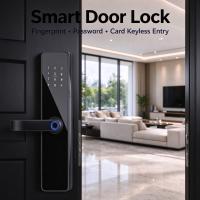 China Smart Handle Lock Best Price Electronic Smart Door Lock Fingerprint for Home for sale