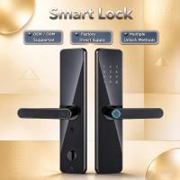 China Hot Sale and Durable Aluminum Alloy Material Smart Digital Lock with 2 Years Warranty for Small Wooden Door for sale