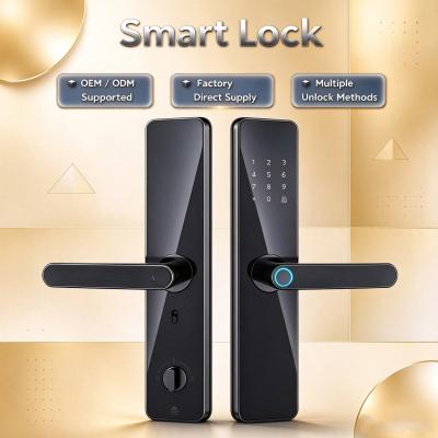 China Hot Sale and Durable Aluminum Alloy Material Smart Digital Lock with 2 Years Warranty for Small Wooden Door for sale
