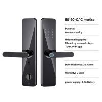 China Hot Sale and Durable Aluminum Alloy Material Smart Digital Lock with 2 Years Warranty for Small Wooden Door for sale
