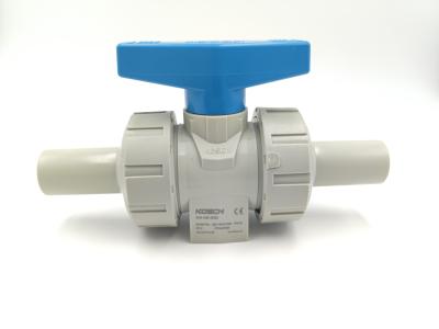China US / JP Plastic True Union Ball Valve PN 10 PVC Ball Valve Flange Type for sale