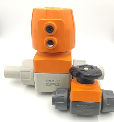 China Reliable Plastic Diaphragm Valves DN 15 Control Valve PVC DIN for sale