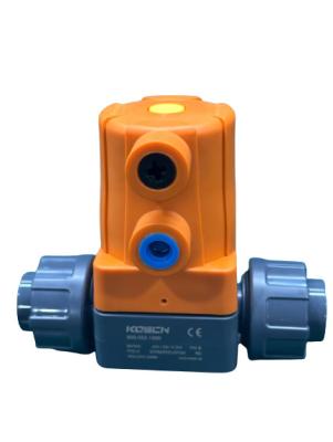 China Integrated Pneumatic Actuator Plastic Pneumatic Actuated Diaphragm Valve for sale