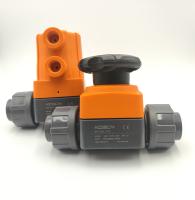 China EPDM FPM Plastic Diaphragm Valves Multifunctional JIS Standard for sale
