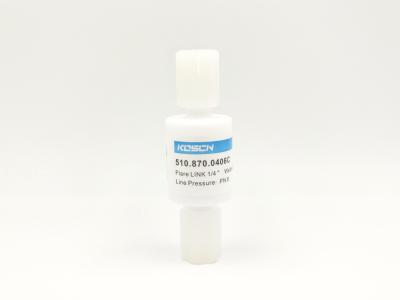 China 5.0 PSIG PFA Plastic Check Valve With Polished Sealing Surfaces for sale