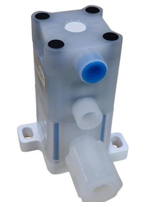 China PFA Pneumatic Diaphragm Operated Control Valve UNF Threaded Flare for sale