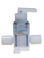 China Hygienic Manual PFA Safety Valve Industrial Diaphragm Valve Types for sale