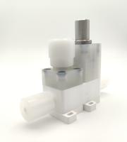China Hygienic PFA Valve Ergonomic Design Natural PP Diaphragm Valves for sale