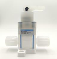 China Custom PTFE PFA Lined Valves PVDF Manual Diaphragm Valve ISO for sale