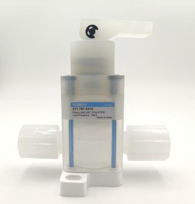 China Custom PTFE PFA Lined Valves PVDF Manual Diaphragm Valve ISO for sale
