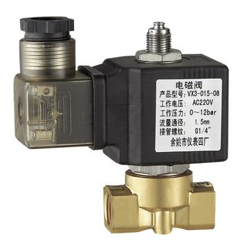 China 1.5mm Normally Open Miniature Solenoid Valve 3 Way Direct Acting 1 / 8 