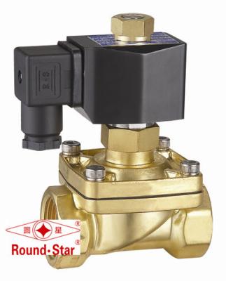 China Brass Normally Open Water Solenoid Valve 2 Way Low Voltage For Hydraulic System for sale