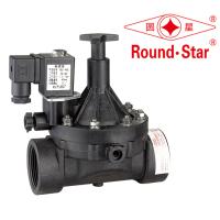 China Black Bistable Latching 1 Inch 25MM Irrigation Solenoid Valve Plastic 12V 24VDC for sale