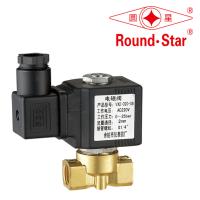 China asco brass miniature solenoid valve direct acting normally closed NC 1 / 8 