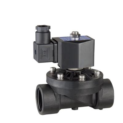 China 1 Inch Plastic Solenoid Water Valve AC220V IP65 3-Year Warranty for sale
