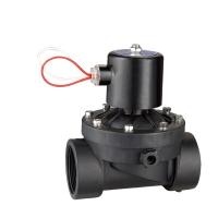 China 2WSL Plastic Water Solenoid Valve 1/2-2 Inch DC12V AC220V for sale