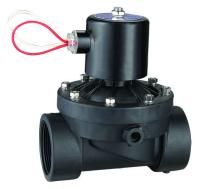 China 220V Plastic Solenoid Valve 2-Way Water PA66 Diaphragm Type for sale