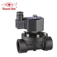 China 2W-SL Series 2-Way Plastic Solenoid Valve 1 Inch for Water and Air for sale