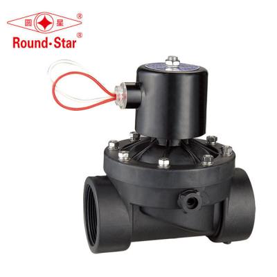 China 2WSL Plastic Water Solenoid Valve 12V 24V 220V Normally Closed for sale