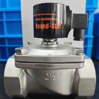 China Stainless Steel Solenoid Valve DN65MM DN80MM 3INCH Thread Type with Diaphragm Structure for sale