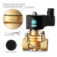 China Zero Differential Pressure UL Certified Plastic Water Solenoid Valve PA66 Body Direct Acting 2 Way NC IP65 for sale