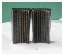 China API Oilfield Power Manual Tong Die Inserts - Tungsten Carbide & Steel Construction for 2 3/8